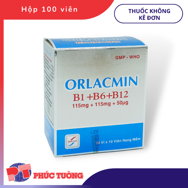 ORLACMIN - Phòng và điều trị thiếu hụt vitamin B1, B6, B12 - Dược Phẩm ...